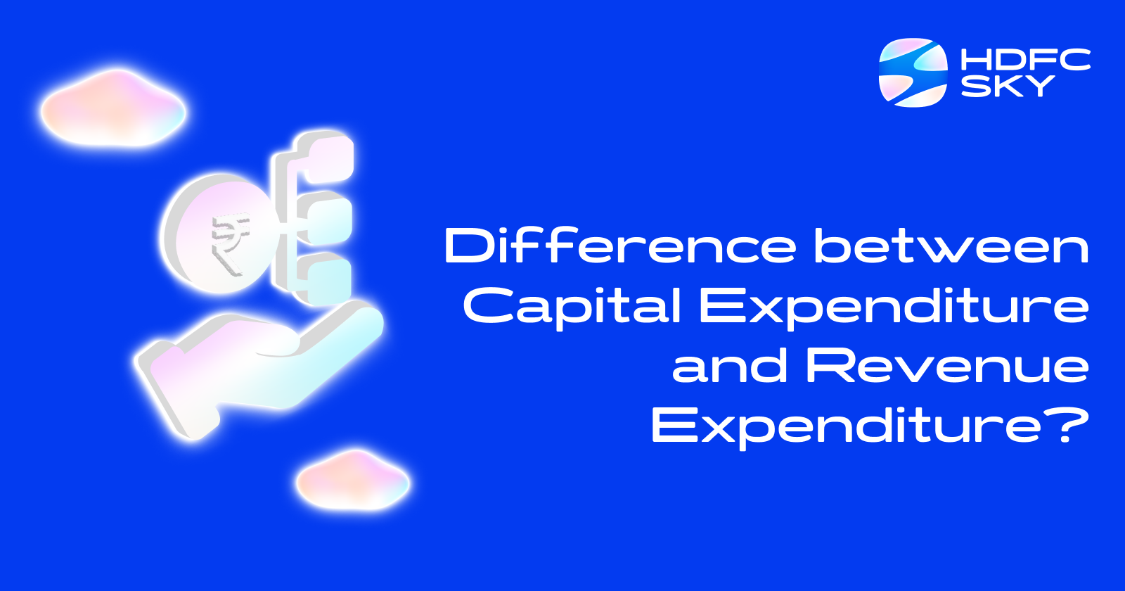 Difference between Capital Expenditure and Revenue Expenditure