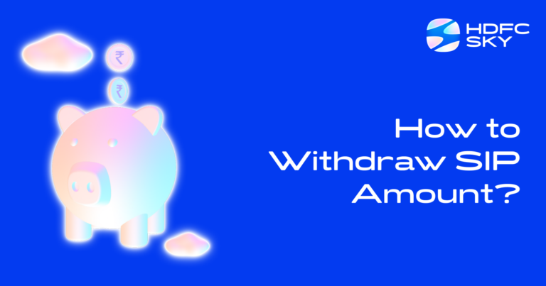 How to Withdraw SIP Amount?