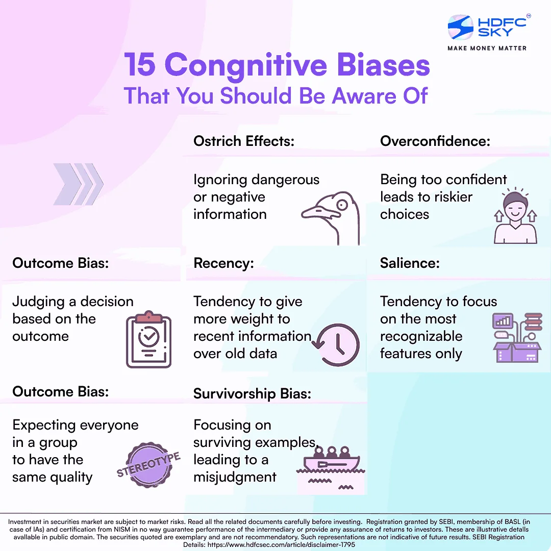 Spot and Avoid Common Cognitive Biases in Finance
