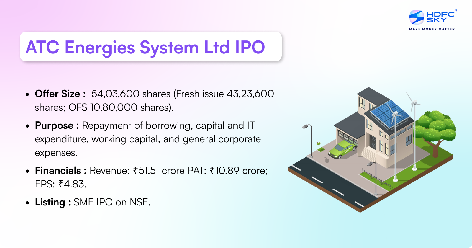 ATC Energies System IPO : Check IPO date, lot size and Price