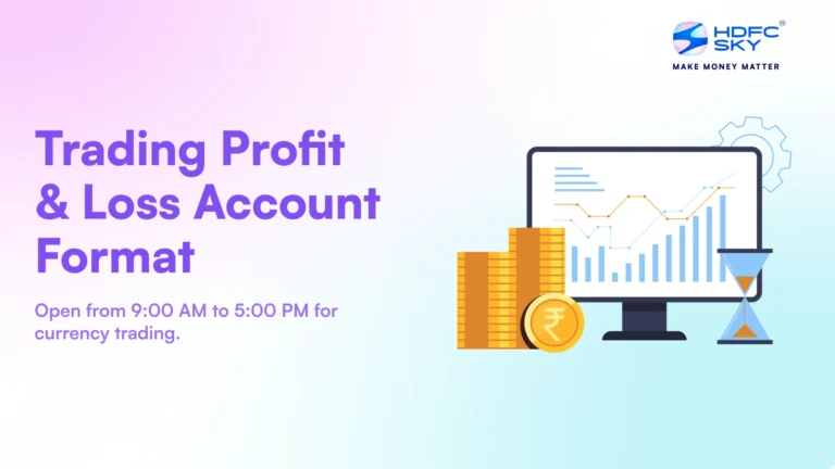 Trading and Profit and Loss Account Format: Sample Format