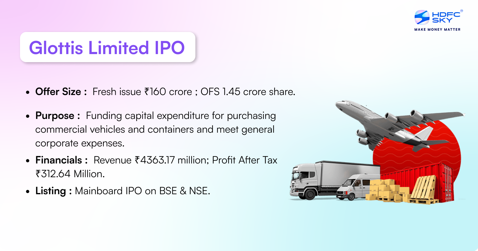 Glottis IPO : Check IPO date, lot size and Price