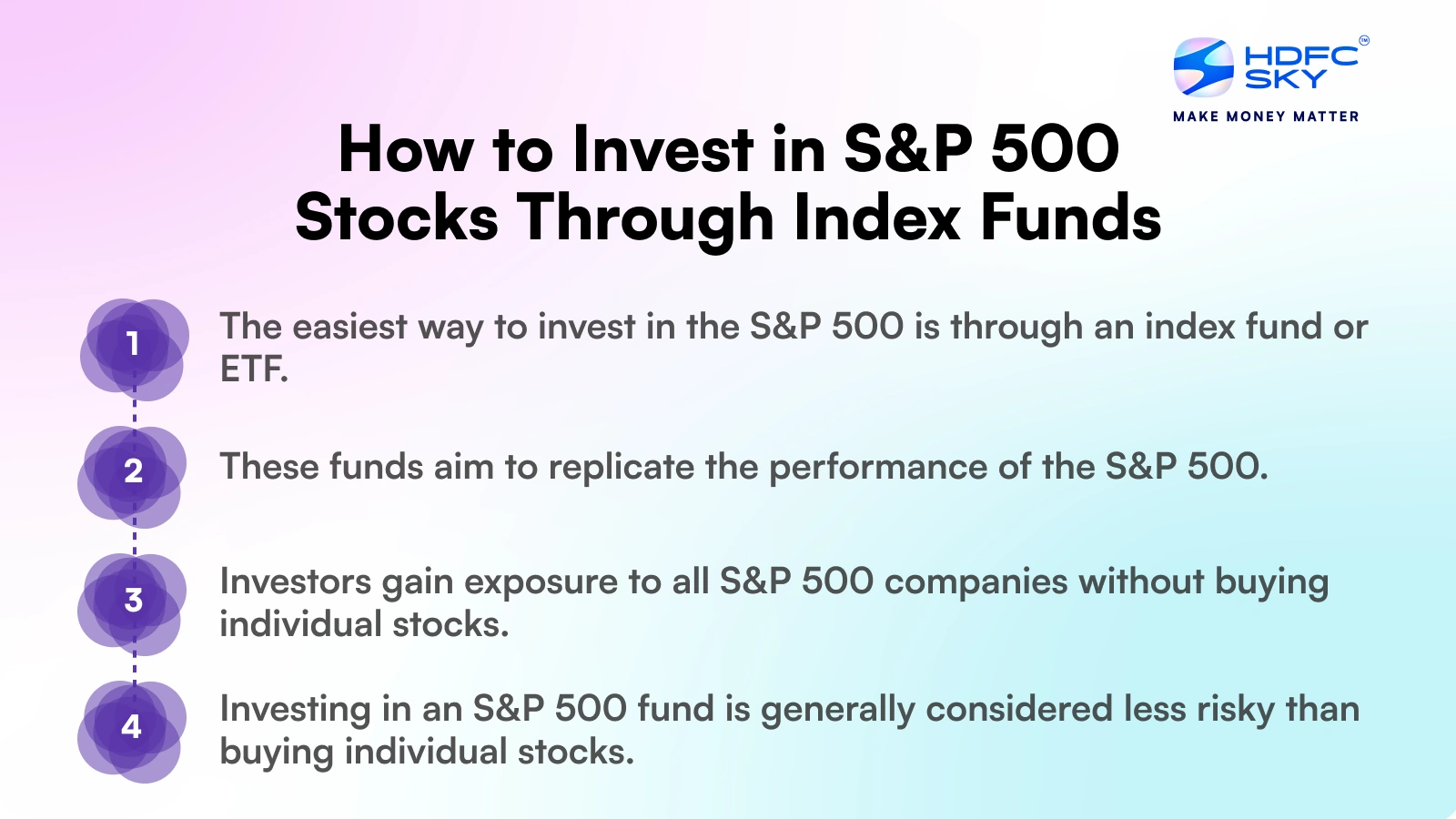 How to Invest in S&P 500 Stocks Through Index Funds