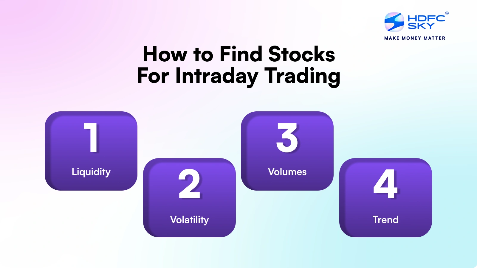 How to Select Stocks For Intraday Trading