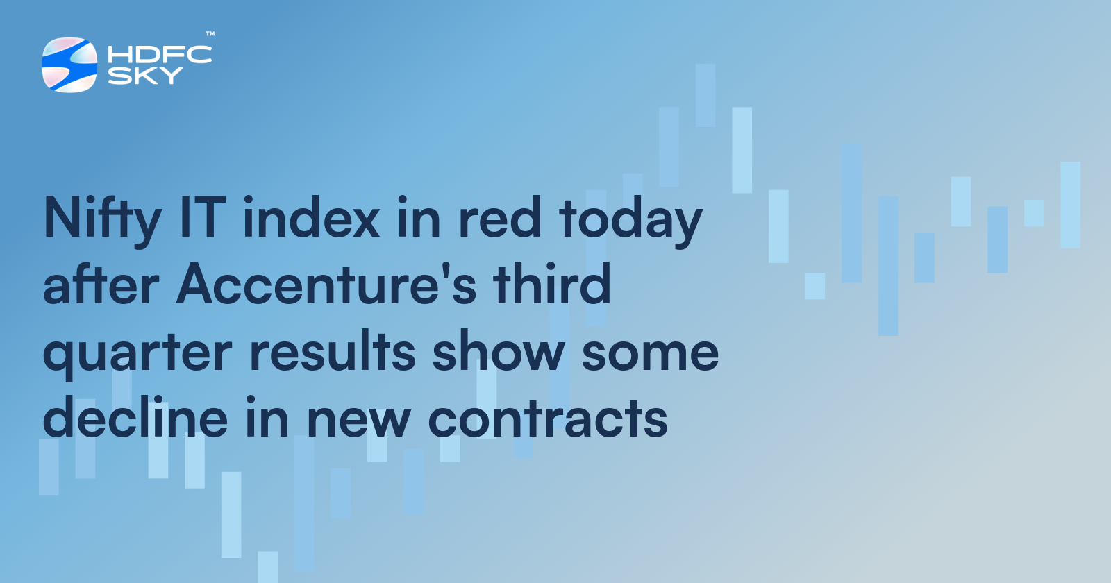 Nifty IT Index Falls 1.67% After Accenture’s Weak Outlook