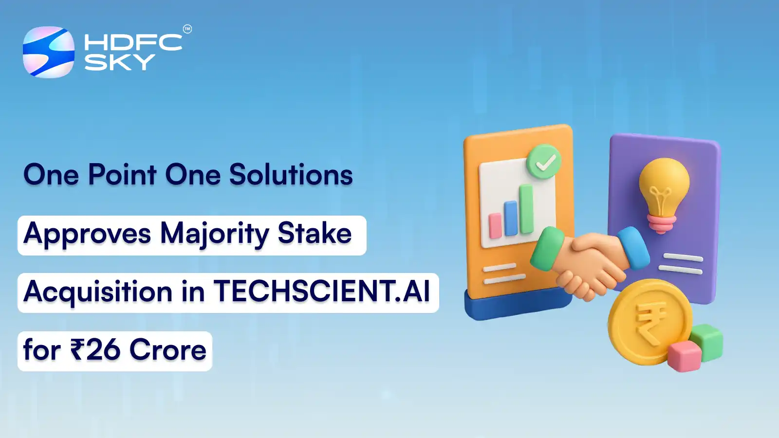 One Point One to Acquire 60.05% Stake in TECHSCIENT.AI for Rs. 26 Cr