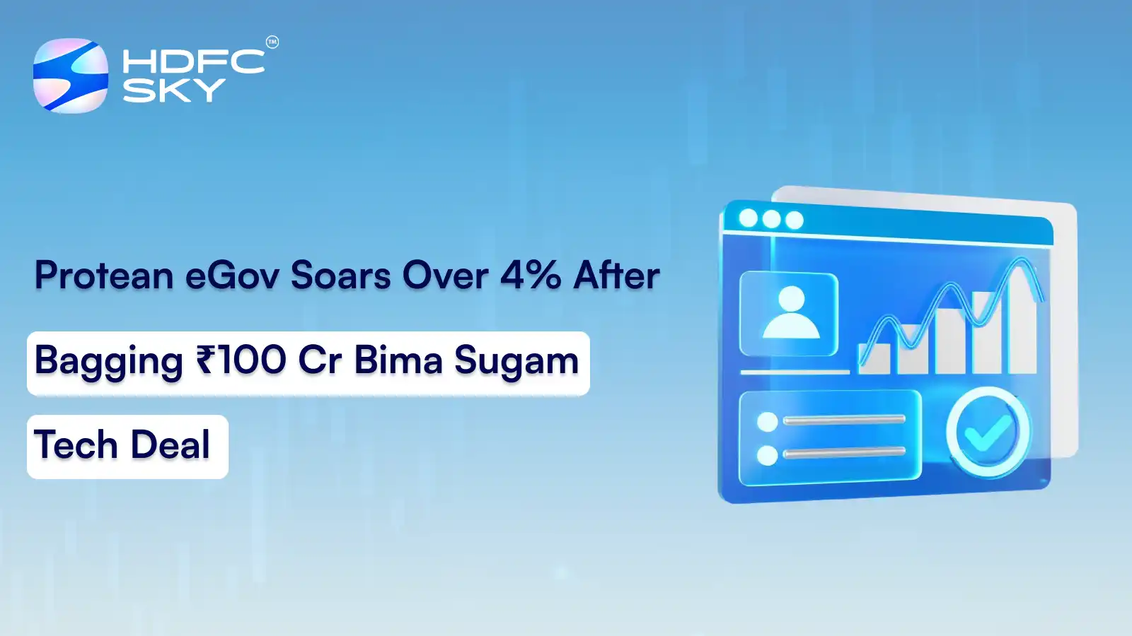 Protean eGov Soars 4% After Securing ₹100 Cr Bima Sugam Tech Deal