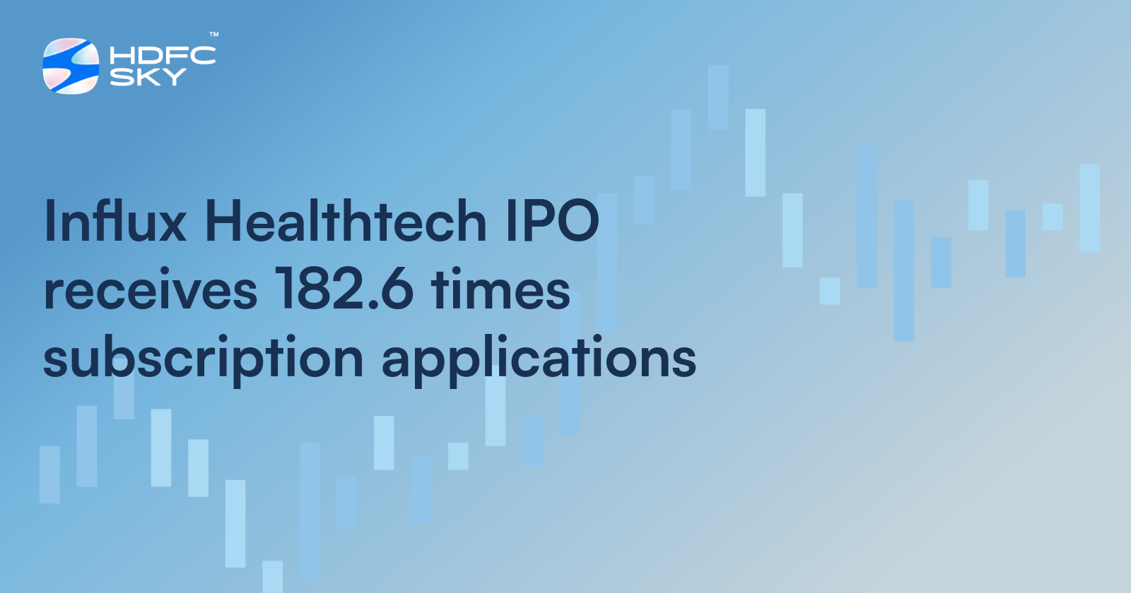 Influx Healthtech IPO Subscribed 182.6x; Strong Retail Demand