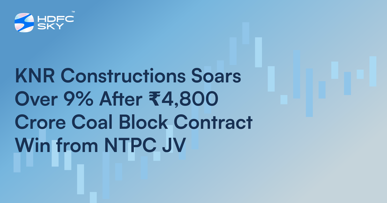 KNR Constructions Soars 9% on ₹4,800 Cr Coal Contract