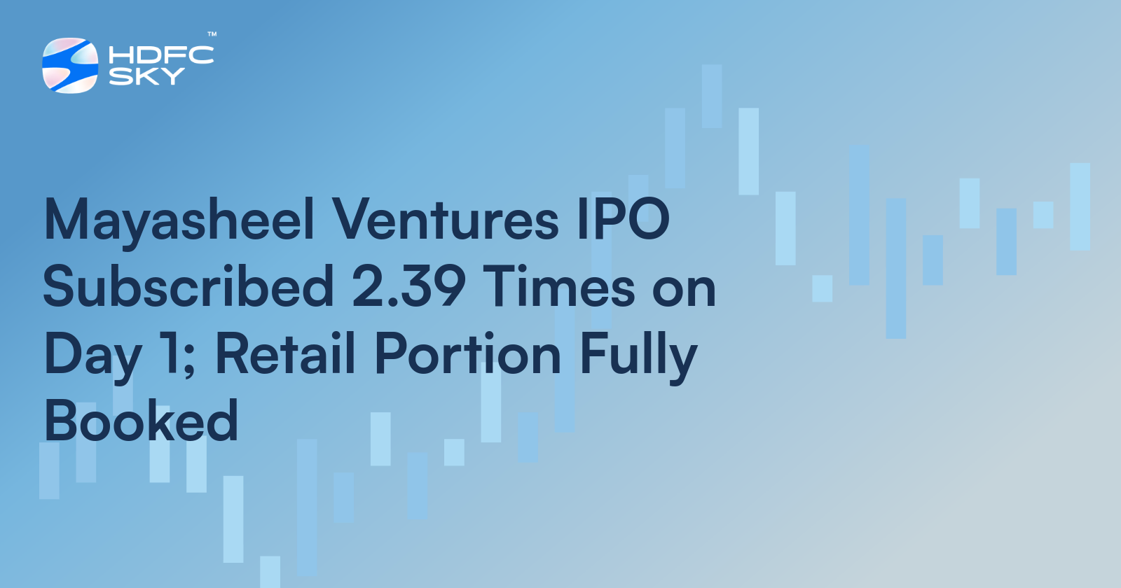 Mayasheel Ventures IPO Subscribed 2.39x on Day 1