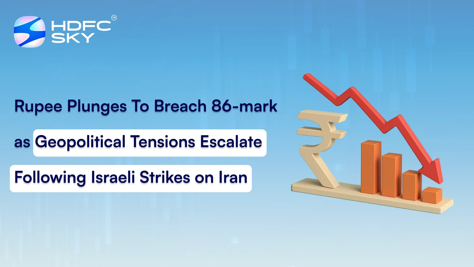 Rupee Breaches 86-Mark as Israel-Iran Tensions Escalate