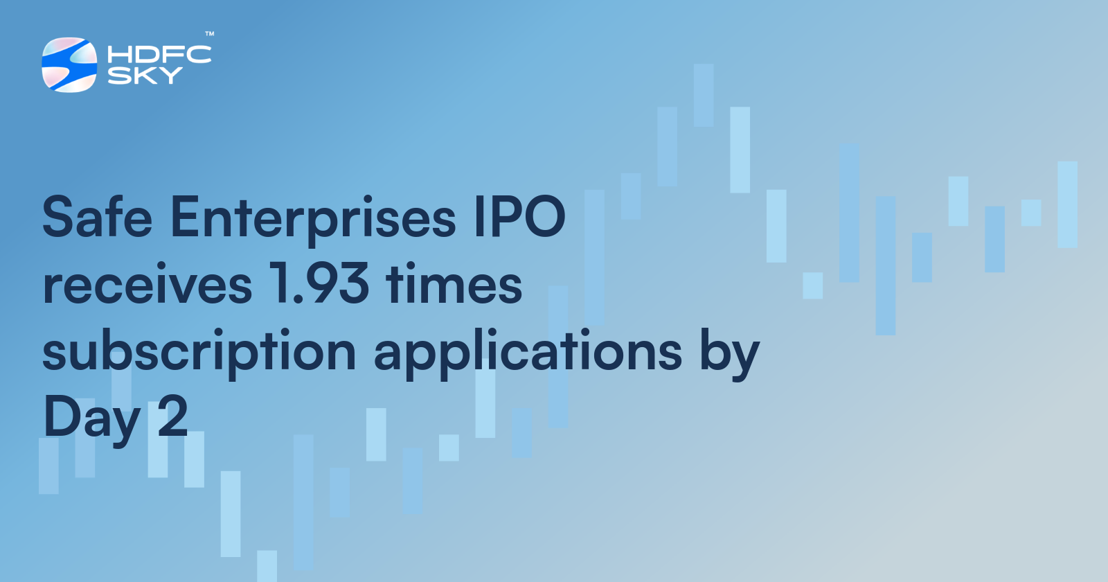 Safe Enterprises IPO Subscribed 1.93x by Day 2