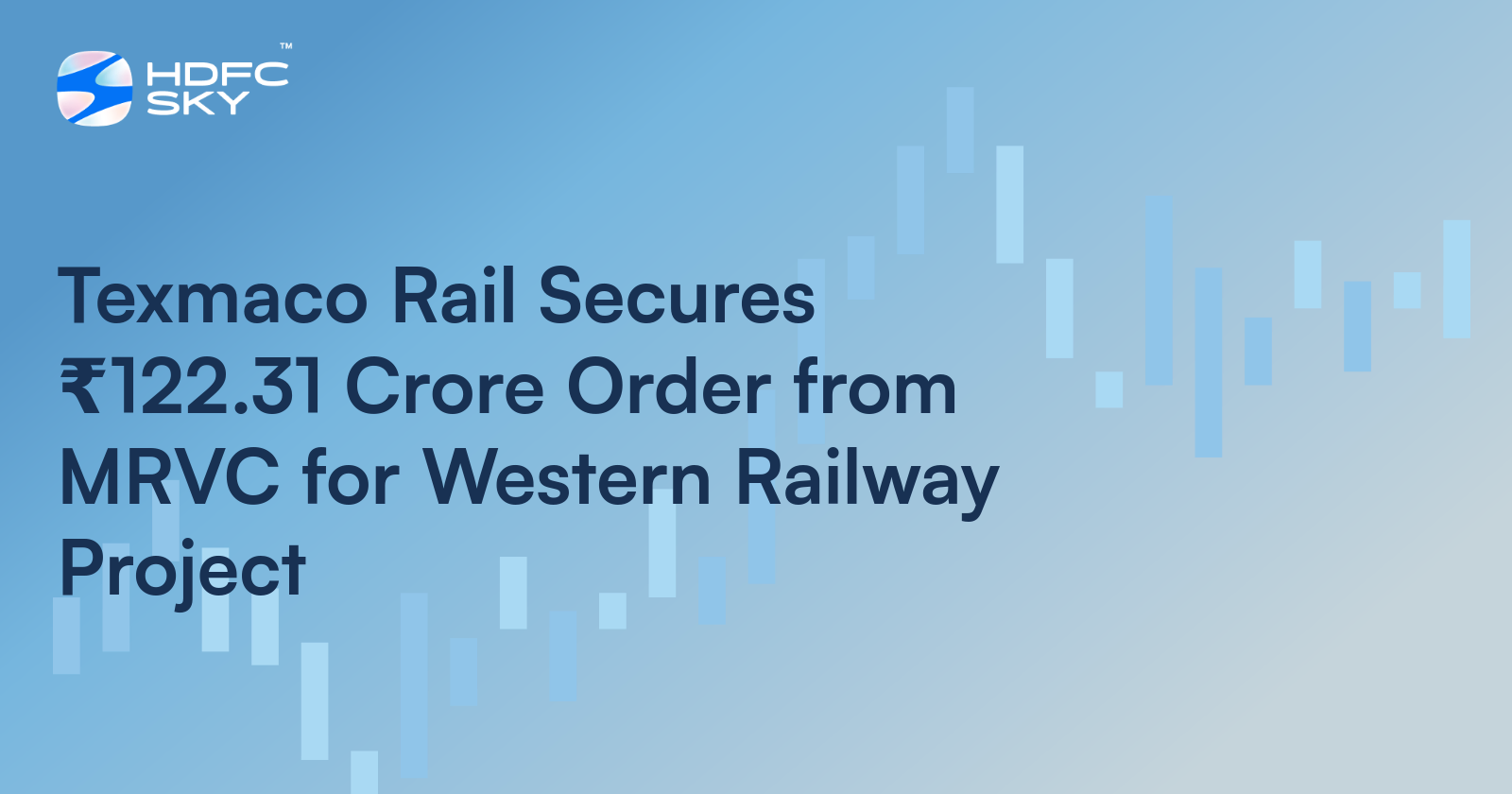 Texmaco Rail Wins ₹122 Cr MRVC Order | Strengthens Rail Infra