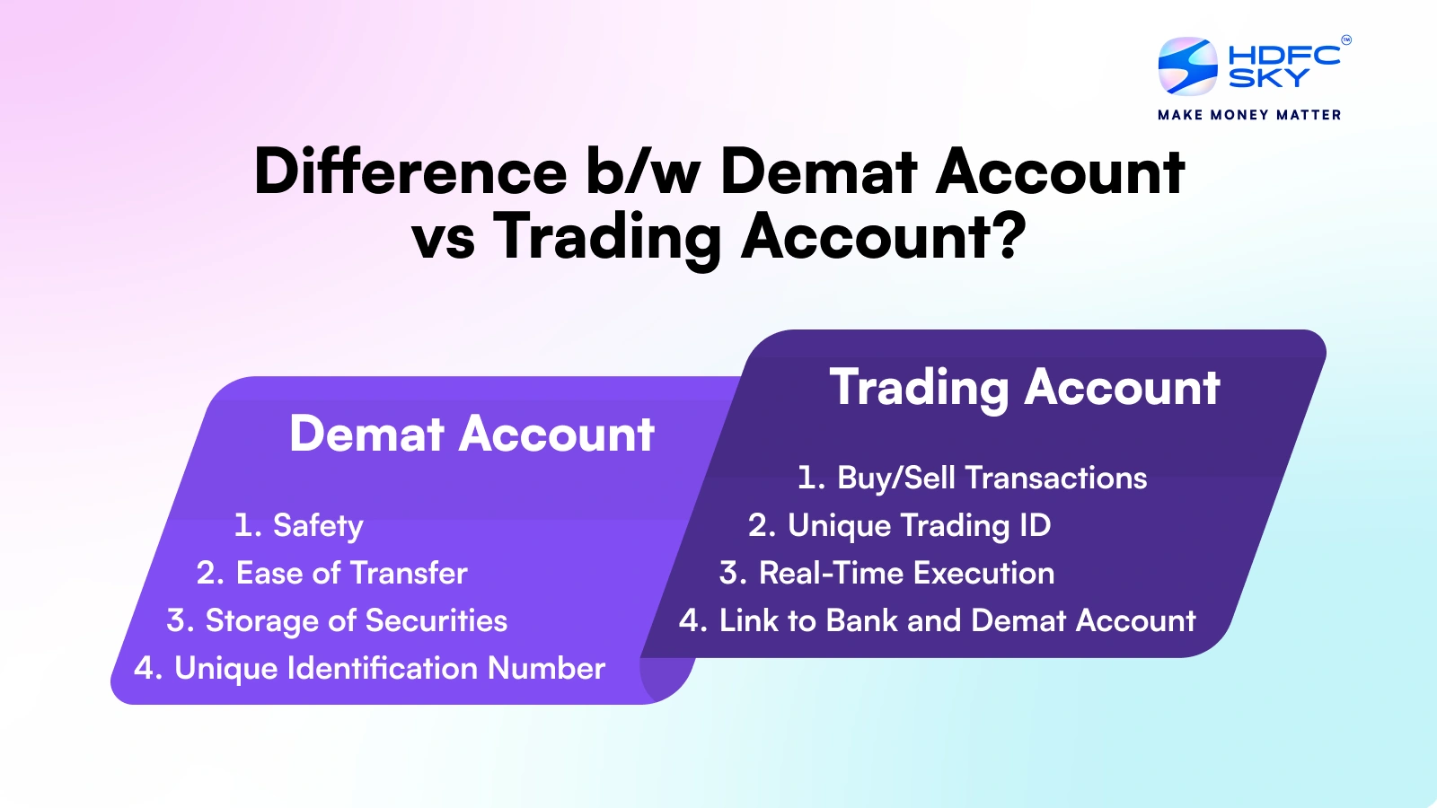 What is the Difference Between Demat and Trading Account?
