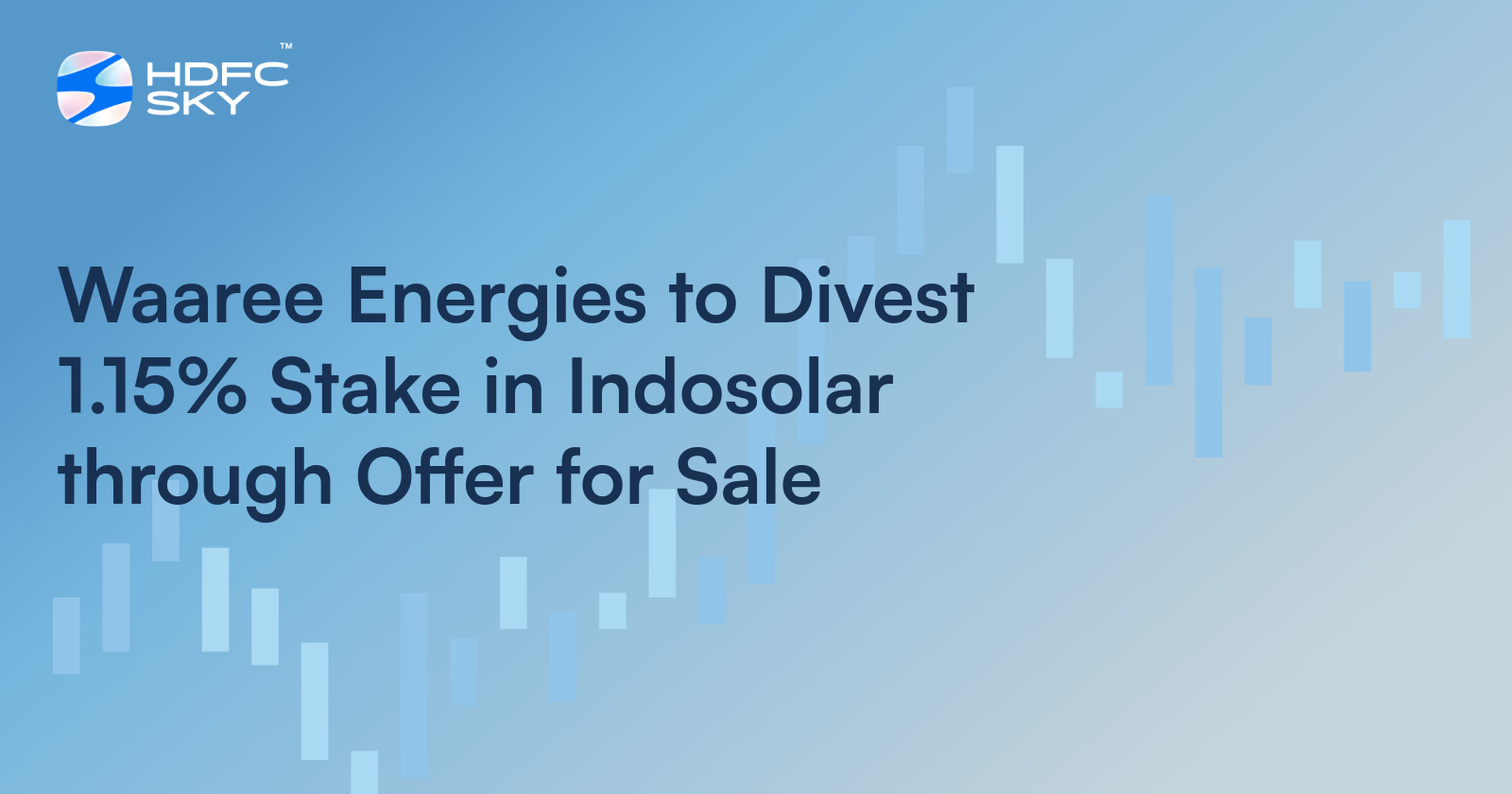 Waaree Energies to Offload 1.15% Stake in Indosolar via OFS | June 5-6
