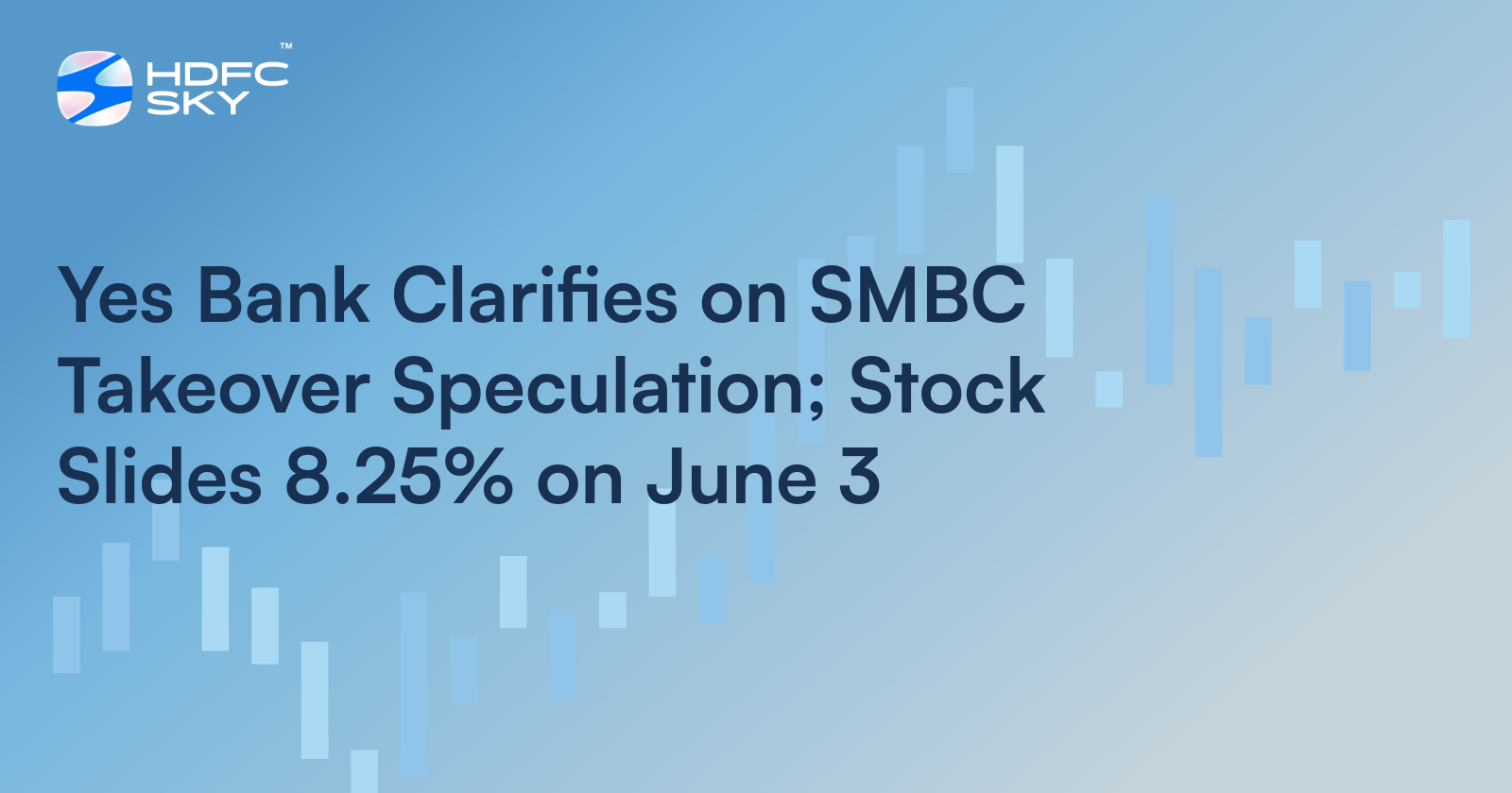 Yes Bank Denies SMBC Takeover Speculation; Stock Falls 8.25%