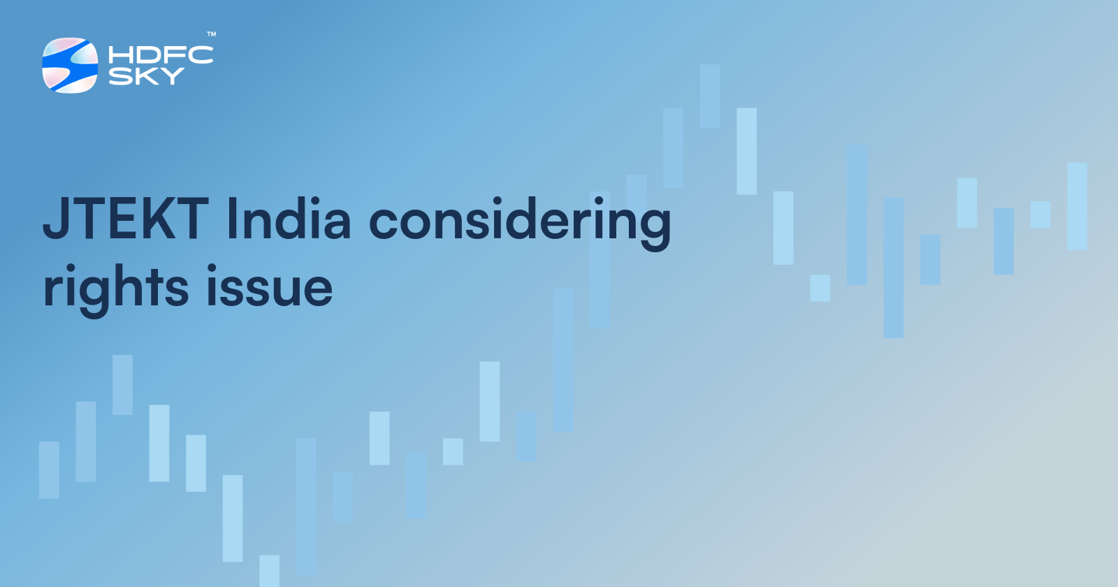 JTEKT India Eyes Rights Issue; Board to Meet July 15