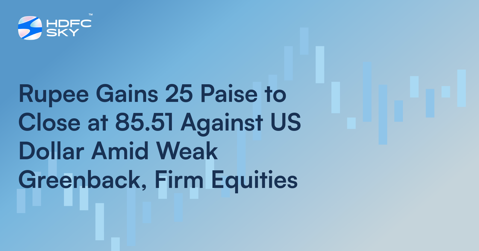 Rupee Gains 25 Paise as Dollar Slips; Crude Eases