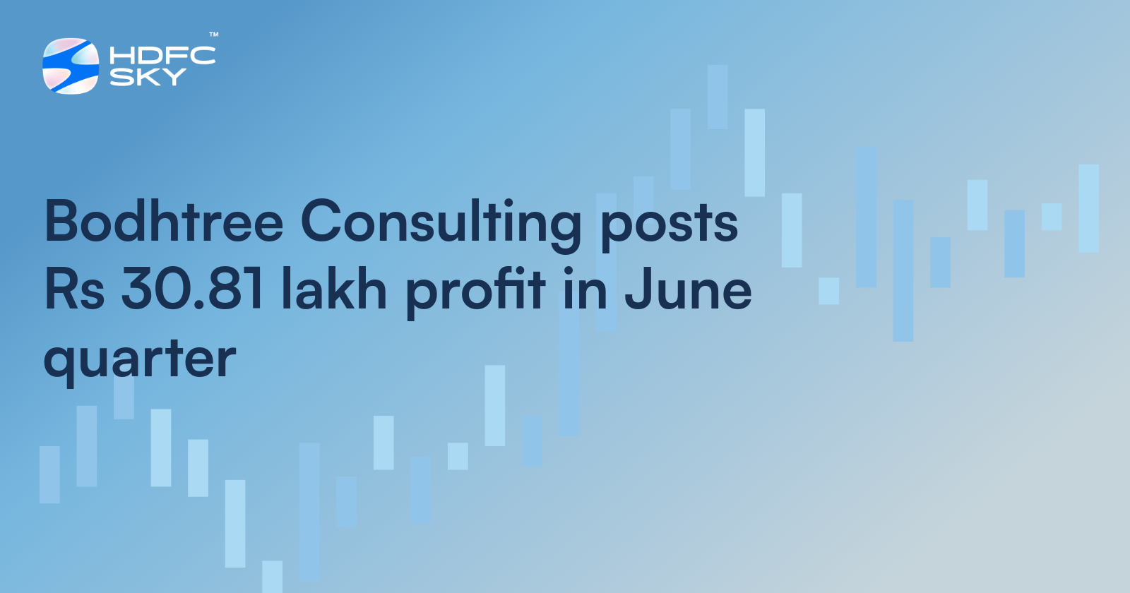 Bodhtree Swings to ₹30.8L Profit in Q1 FY26 on 21x Revenue Jump