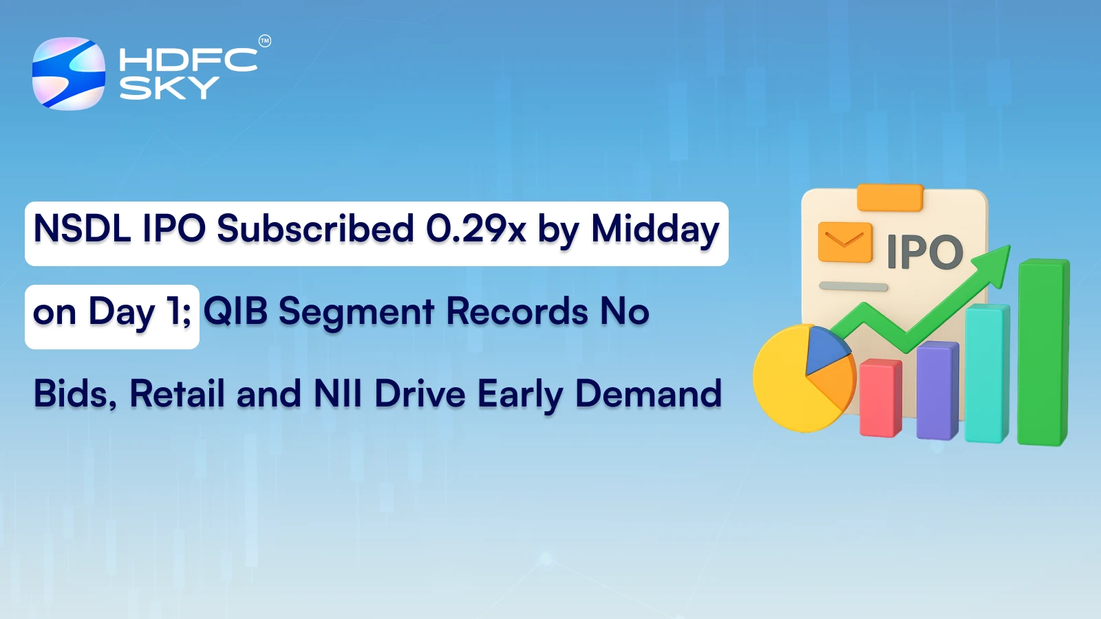 NSDL IPO Sees 0.29x Subscription by Midday on Day 1