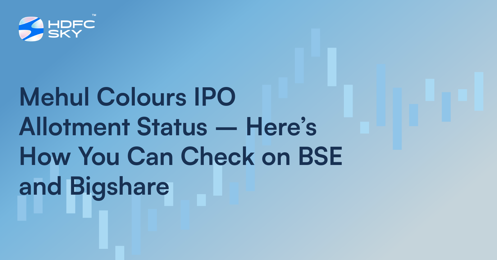 Mehul Colours IPO Allotment Status: Check via BSE & Bigshare