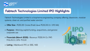 Fabtech Technologies IPO : Check IPO date, lot size and Price