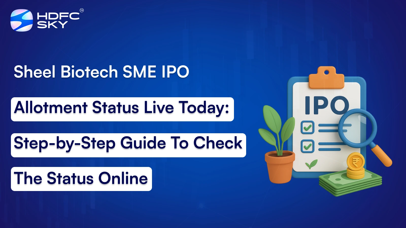 Sheel Biotech SME IPO Allotment Status Check: Guide Online