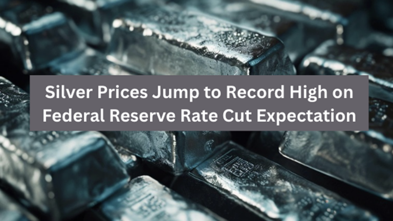Silver prices jump to record high on Federal Reserve rate cut ...