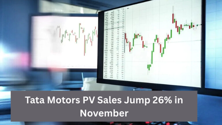 Tata Motors PV Sales Surge 26% in Nov; EV Sales Jump 52%