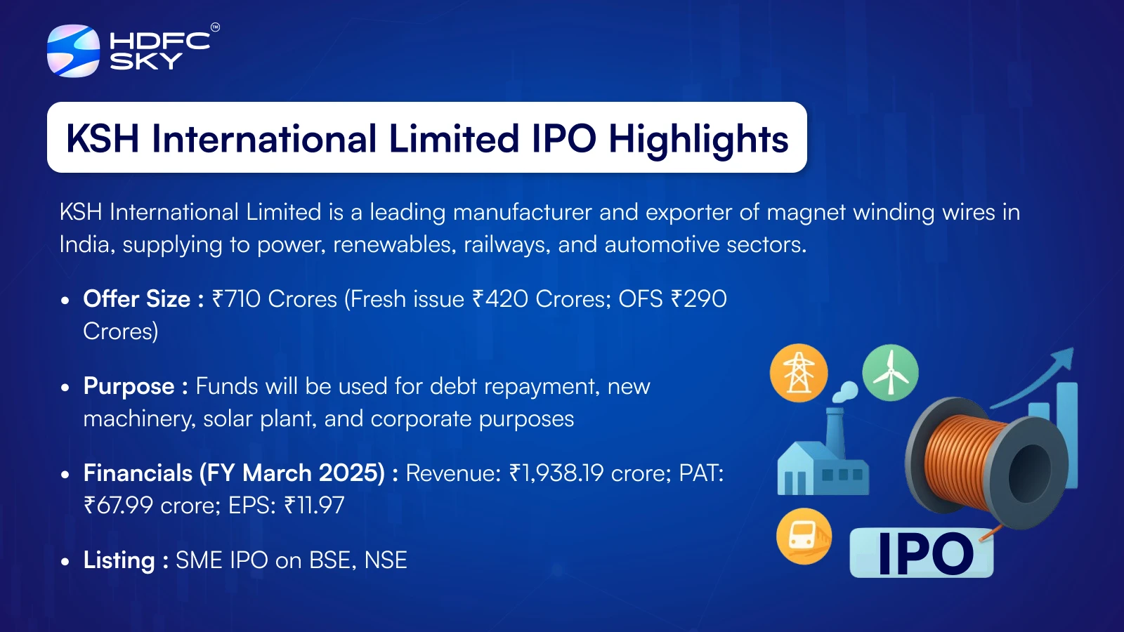 KSH International ₹710 Cr IPO Opens: Price Band ₹365–₹384