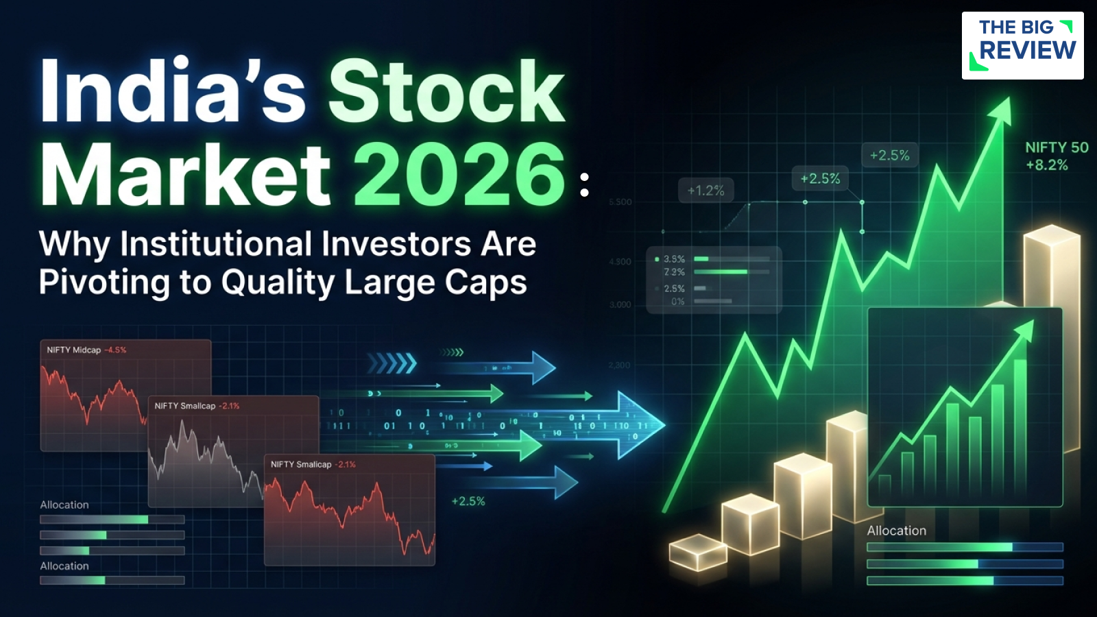 India’s Stock Market 2026: Institutional Pivot to Quality Large Caps