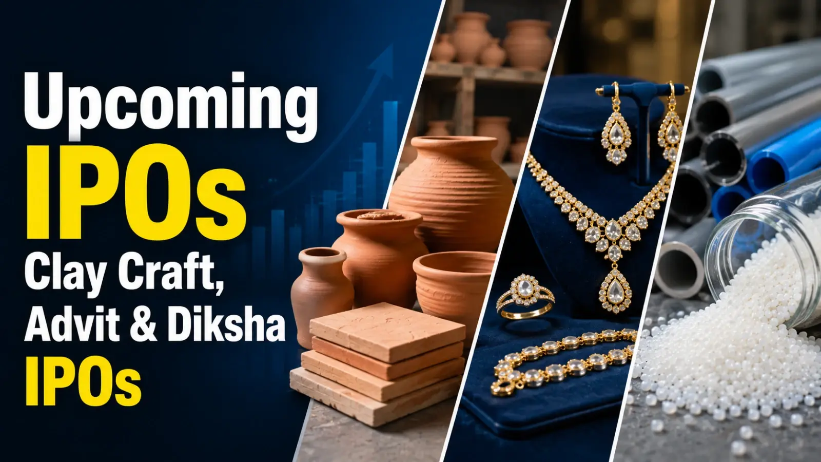 Upcoming IPOs: Clay Craft India, Advit Jewels, Liotech Industries and ...
