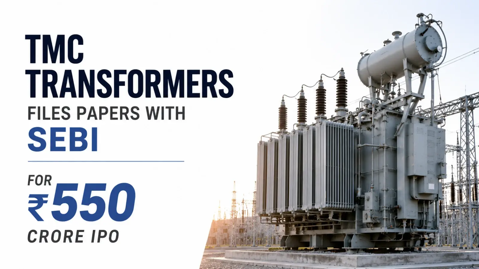 TMC Transformers Files Papers With Sebi for Rs 550 Crore IPO - HDFCSky